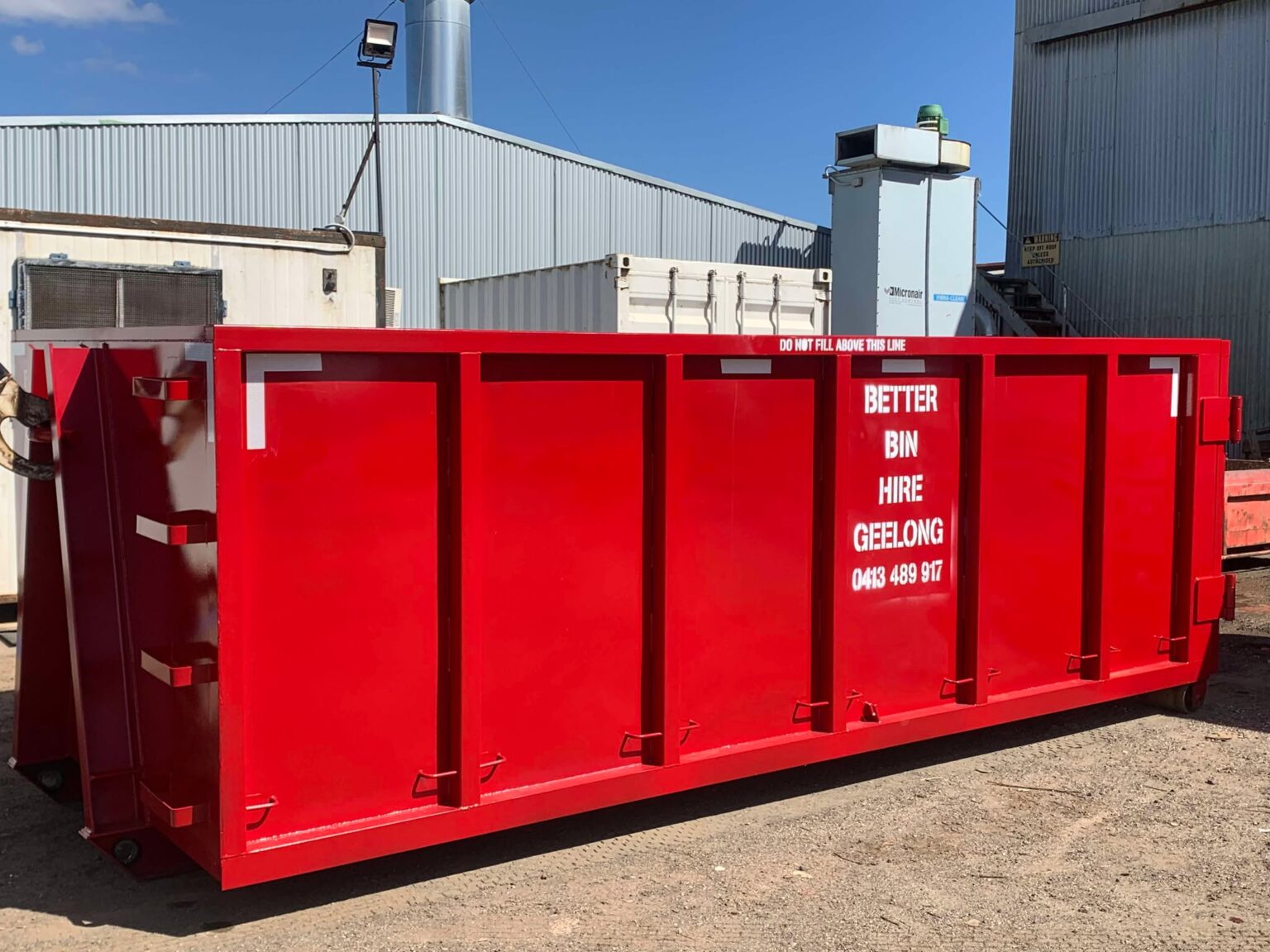 Commercial Bin Sizes for Hire in Geelong | Better Bin Hire Geelong